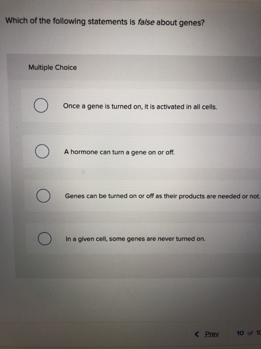 Solved Which of the following statements is false about | Chegg.com
