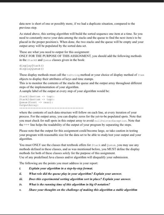 Solved Here is the description of the assignment: You are | Chegg.com