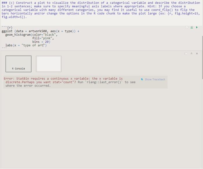 Solved ## (Question 1] The artwork500.csv file contains data | Chegg.com