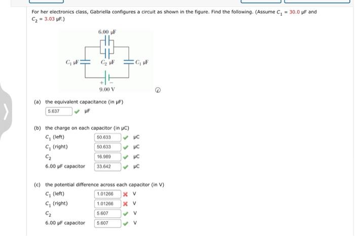 Solved For her electronics class, Gabriella configures a | Chegg.com