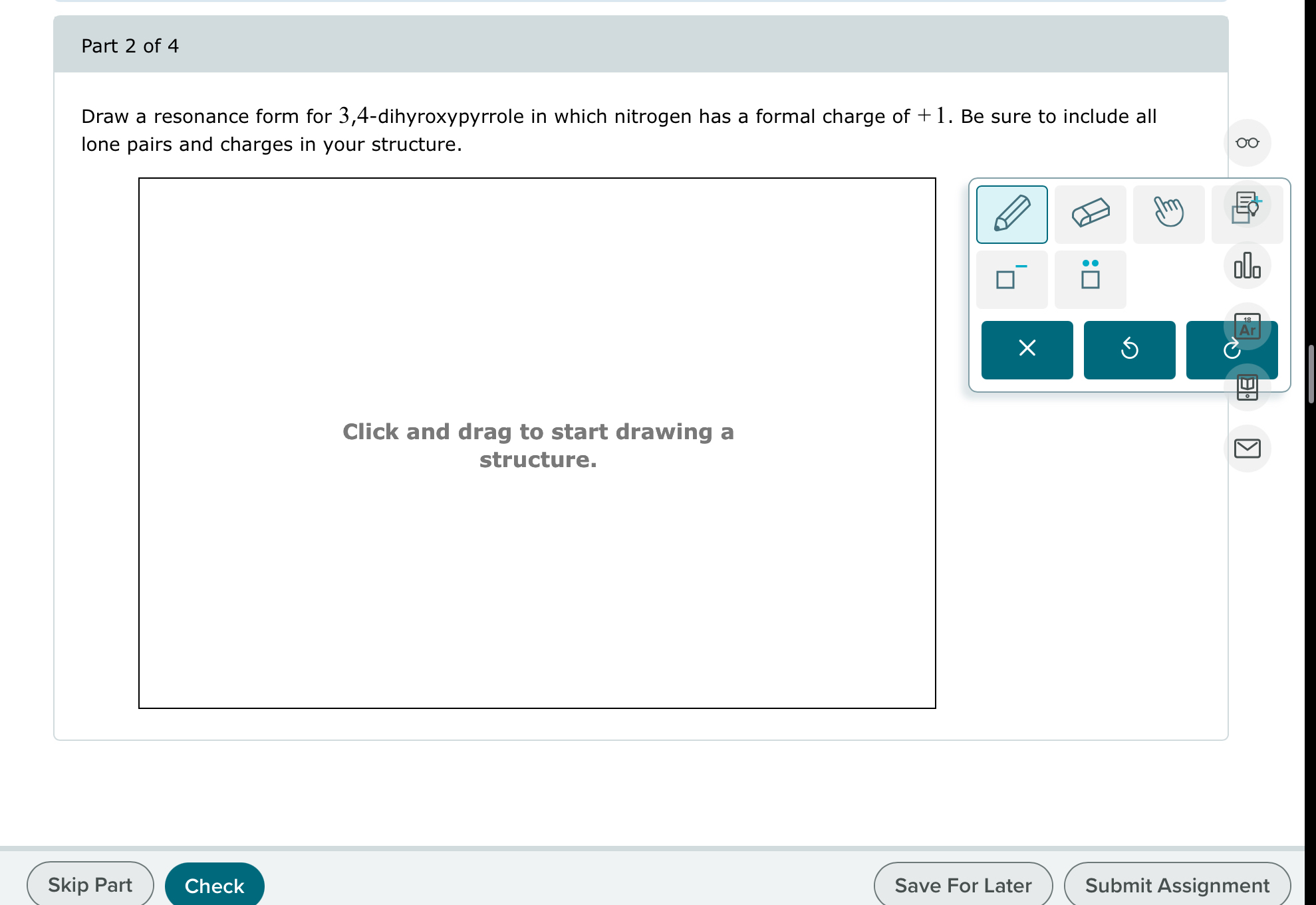 Solved Part 2 of 4Draw a resonance form for | Chegg.com Solved Part 2 of 4Draw a resonance form for | Chegg.com