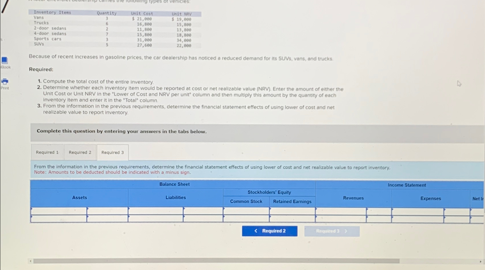 Solved \table[[Inventory Items,Quantity,Unit Cost,Unit | Chegg.com
