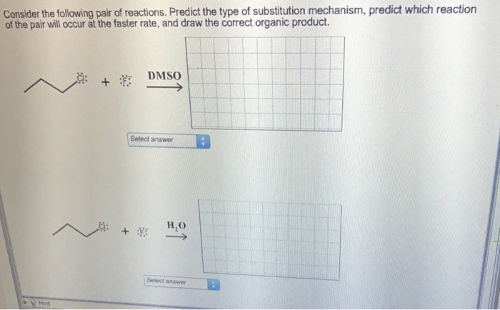 Solved Consider the following pair of reactions, Predict the | Chegg.com