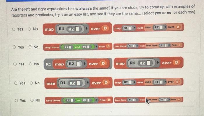 Are the left and right expressions below always the | Chegg.com