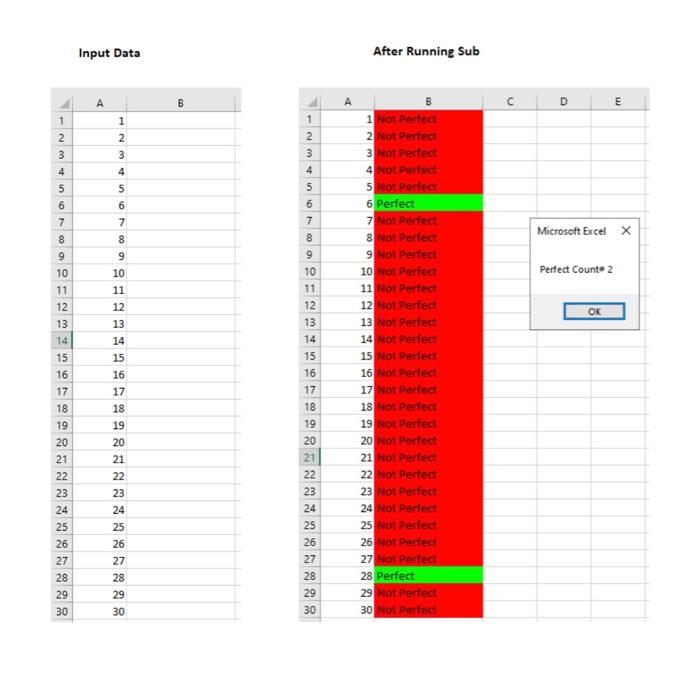 Solved please help write in vba in simplest form thanks | Chegg.com