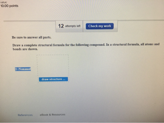 Solved value: 10.00 points 12 attempts left Check my work Be | Chegg.com