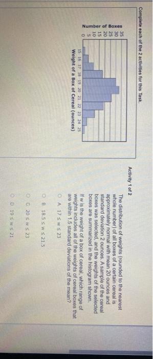 Solved Complete each of the 2 activities for this Task. | Chegg.com