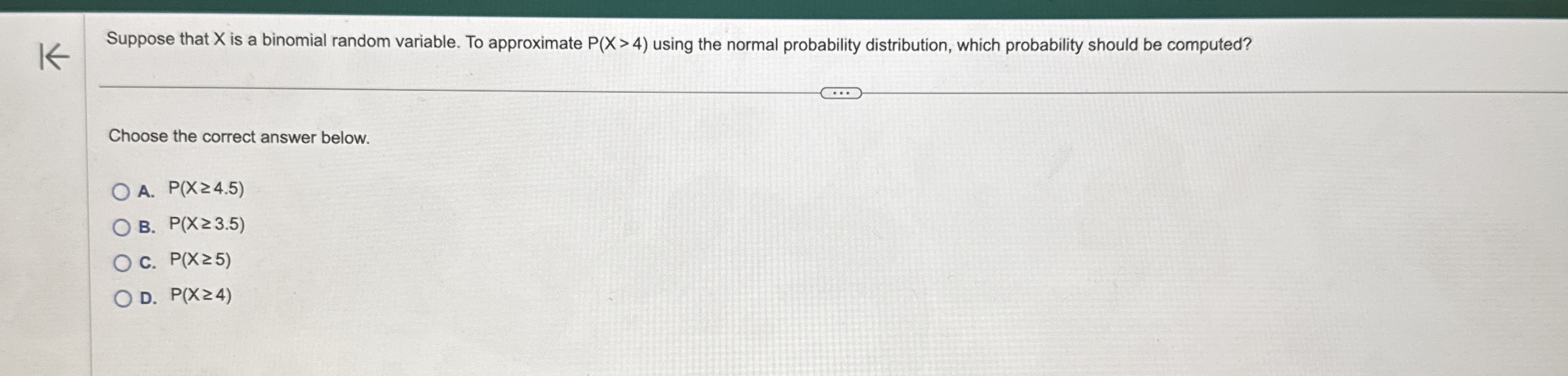 Solved Suppose that x ﻿is a binomial random variable. To | Chegg.com