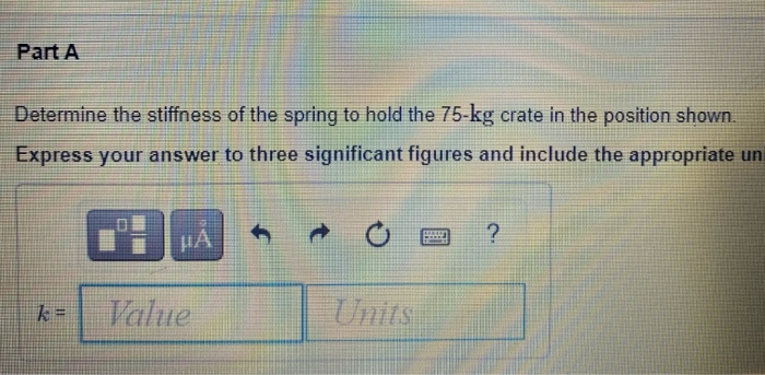 Solved The spring DB has an unstretched length of 2 m. | Chegg.com