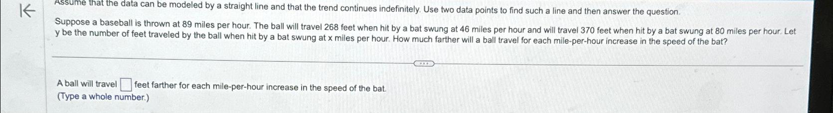Solved Assume that the data can be modeled by a straight | Chegg.com