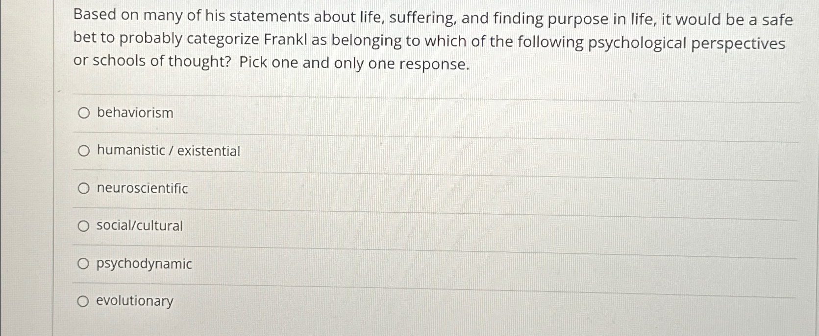 Solved Based on many of his statements about life, | Chegg.com