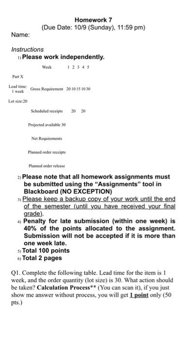 2) Please note that all homework assignments must be | Chegg.com