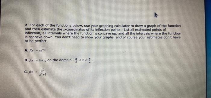 Solved K Calculus AB Assignment Concavity 1. Below is a | Chegg.com