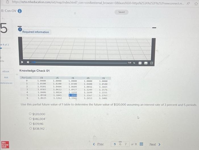 Solved Knowledge Check 01 Periods 0 1% 1.0000 1.0100 1.0201 | Chegg.com