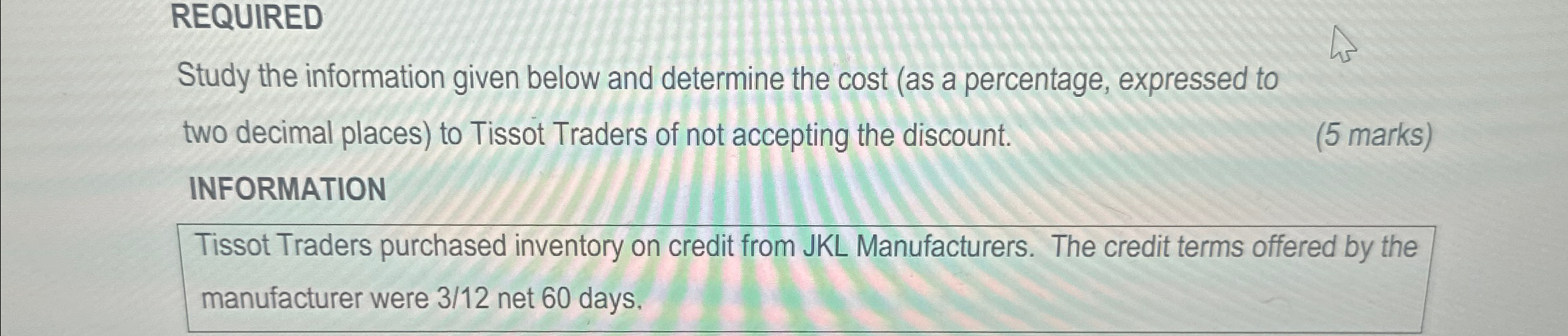 Solved REQUIREDStudy the information given below and | Chegg.com