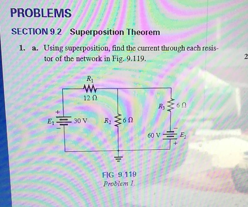 Solved Problems Section 92 Superposition Theorem 1 A Using