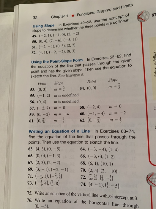 Solved 32 Chapter 1 . Functions, Graphs, and Functions, | Chegg.com