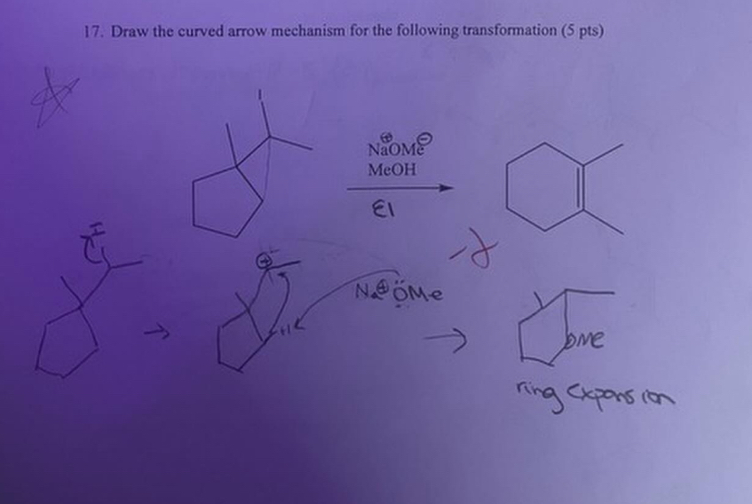 Solved Draw the curved arrow mechanism for the following | Chegg.com