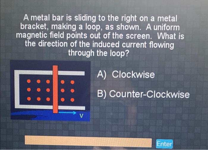 Solved Please Explain To Me Why In The Induced Current Flows 7356