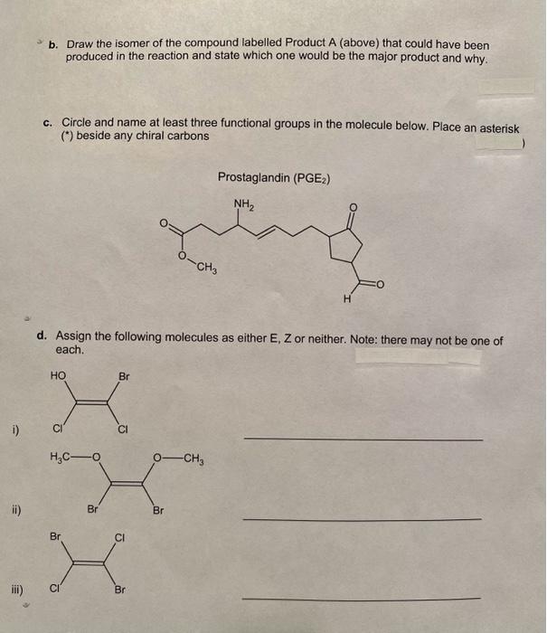 Solved a. Draw the missing Reactant or Product for each of | Chegg.com