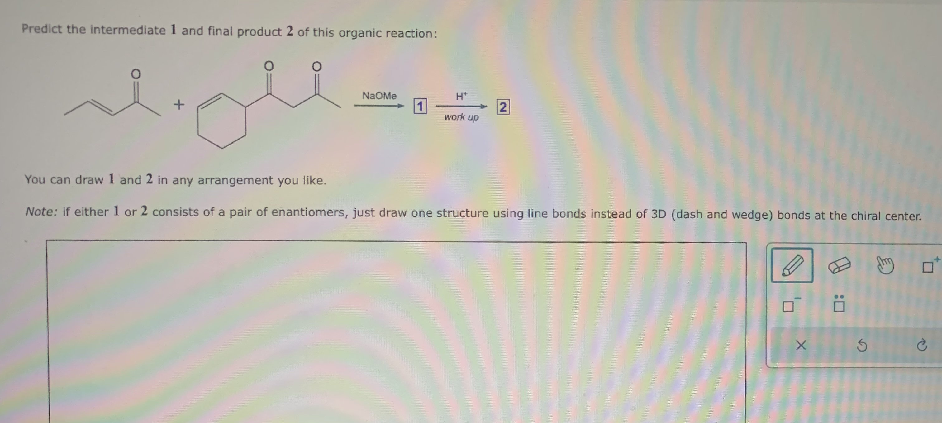 Solved Predict the intermediate 1 ﻿and final product 2 ﻿of | Chegg.com