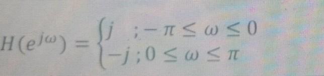 Design a ideal low pass filter (Hilbert transformer) | Chegg.com