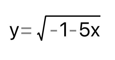 Solved y=-1-5x V | Chegg.com