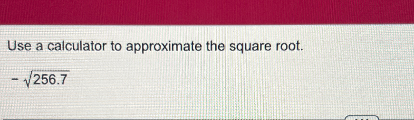 Solved Use a calculator to approximate the square | Chegg.com