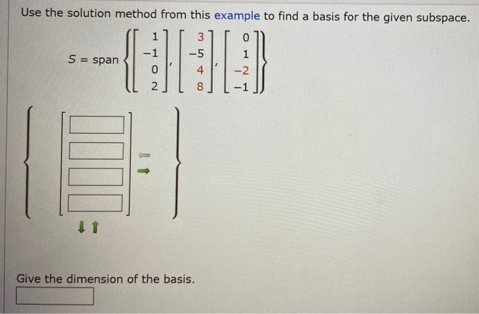 Solved Use the solution method from this example to find a | Chegg.com