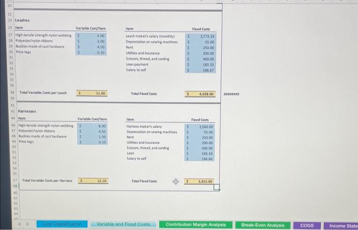 Solved please help, need all tabs completed, let me know if | Chegg.com