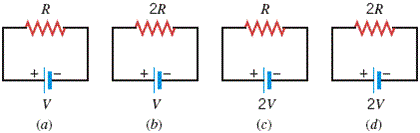 Solved Each of the four circuits in the drawing consists of | Chegg.com