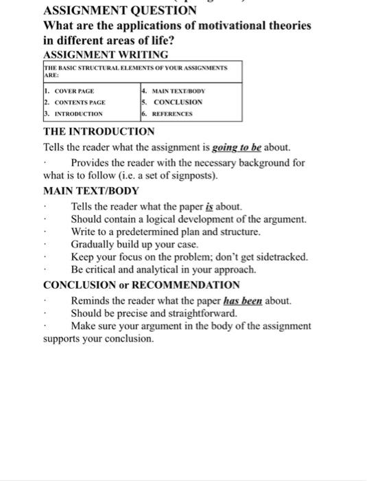 Solved ASSIGNMENT QUESTION What are the applications of | Chegg.com
