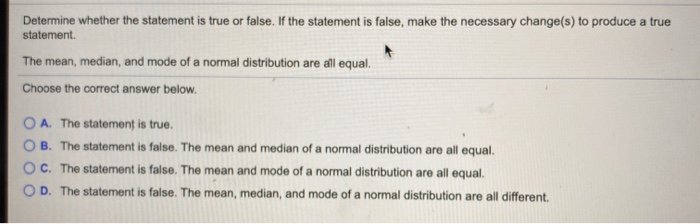 Solved Determine whether the statement is true or false. If | Chegg.com