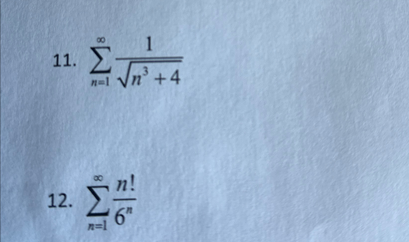 ∑n1∞1n342∑n1∞n6n 