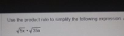 Solved Use the product rule to simplify the following | Chegg.com