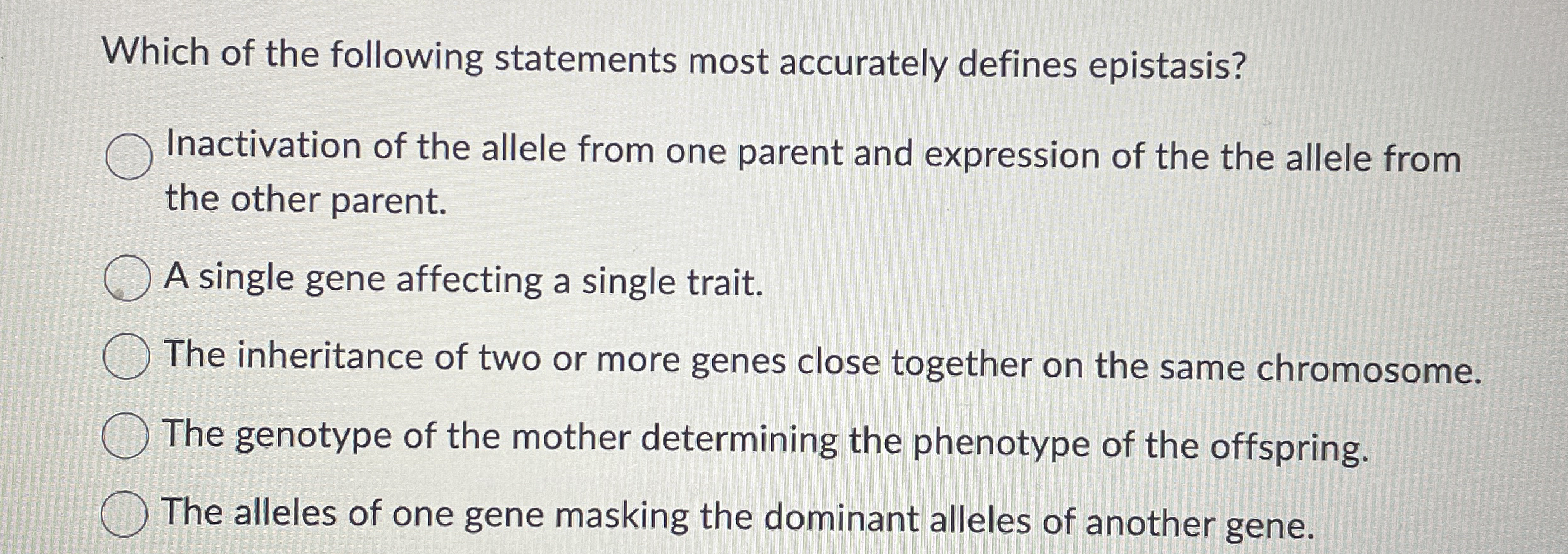 Solved Which of the following statements most accurately | Chegg.com