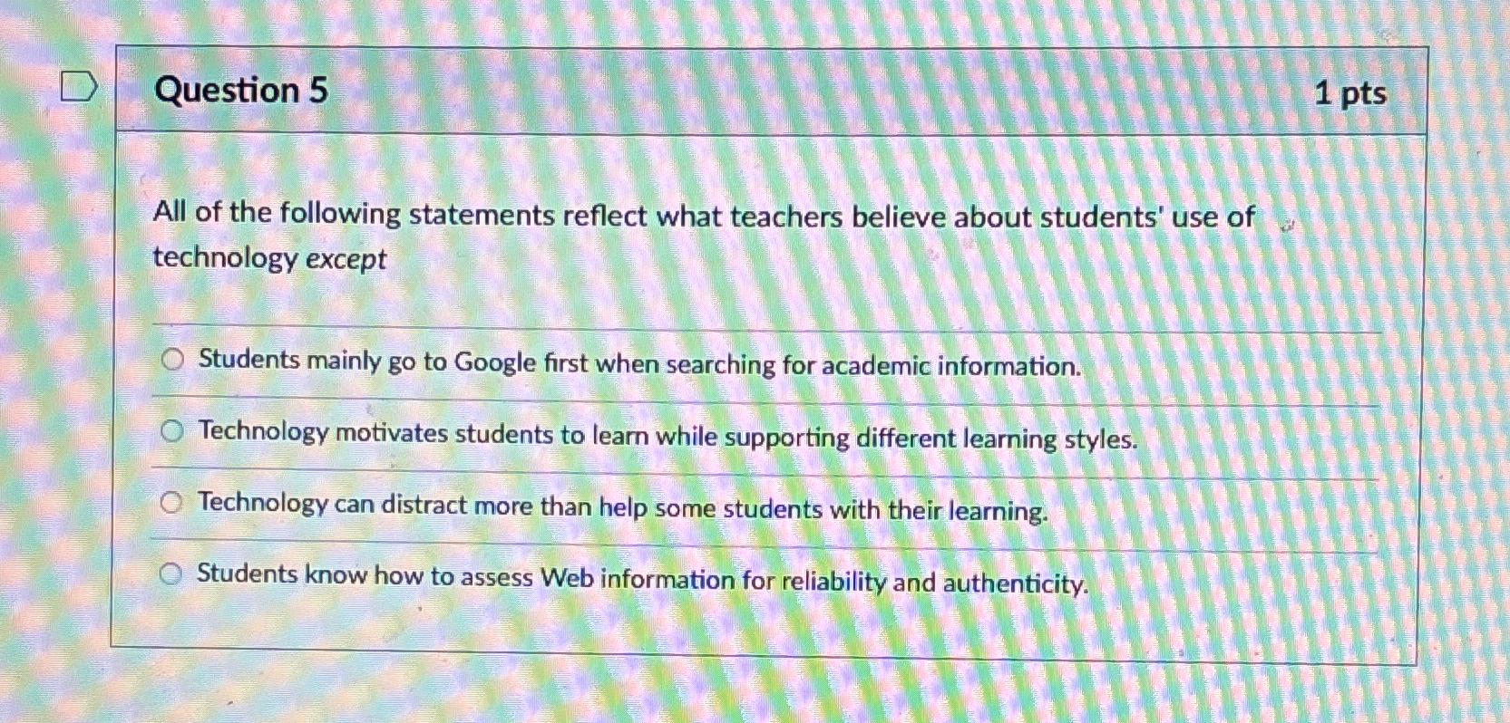 Solved Question 51 ﻿ptsAll of the following statements | Chegg.com