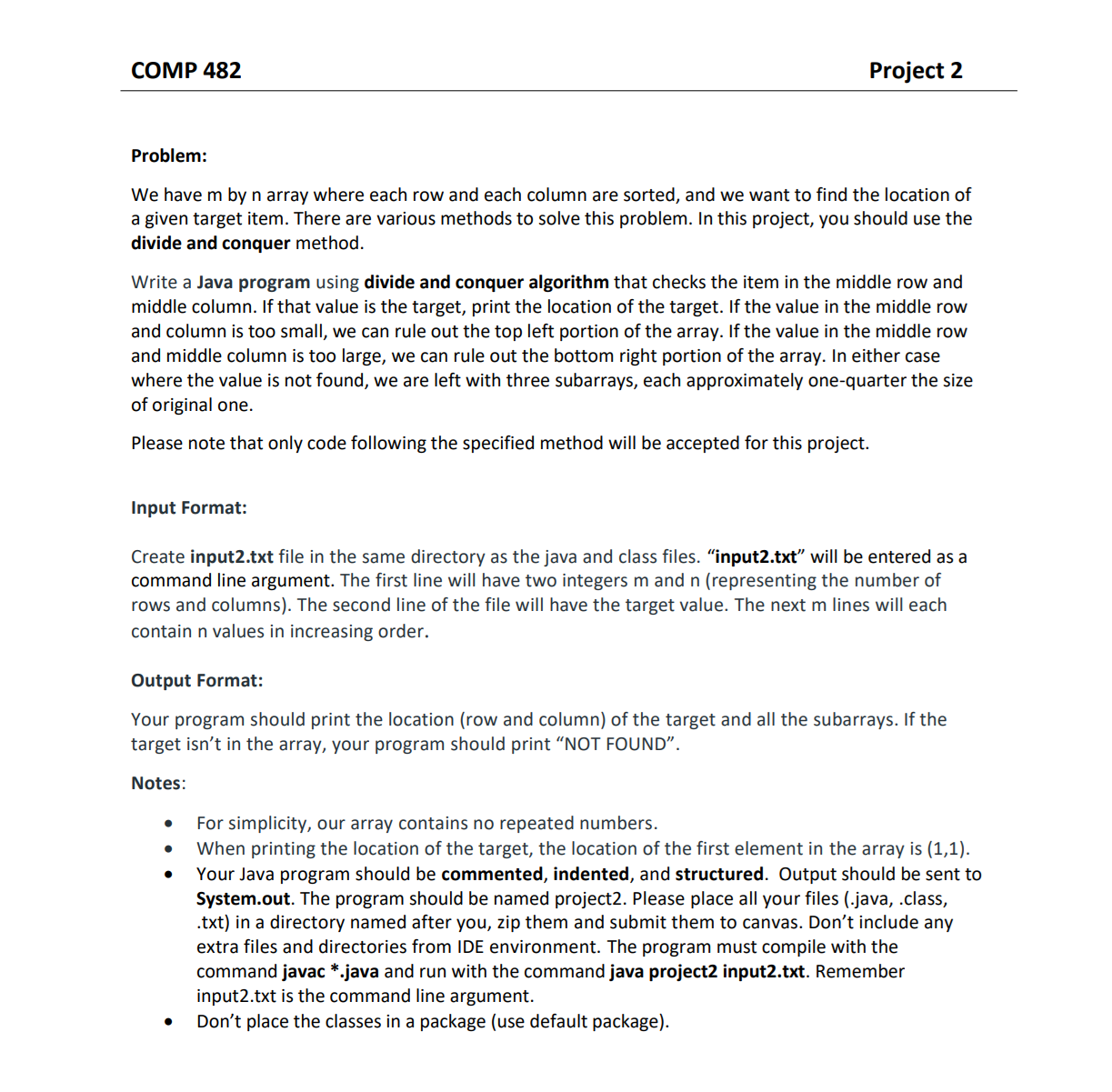 Solved May you please code in ﻿Java and try to ﻿not use | Chegg.com