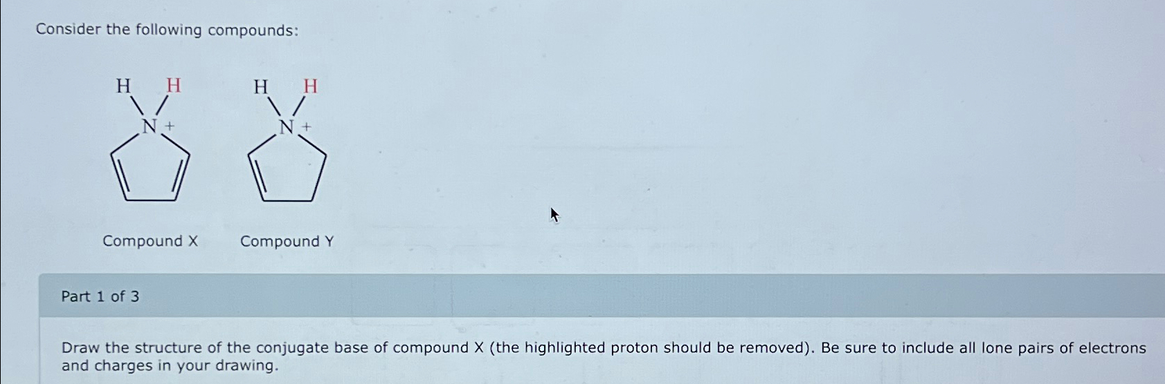 Solved Consider the following compounds:Compound xCompound | Chegg.com