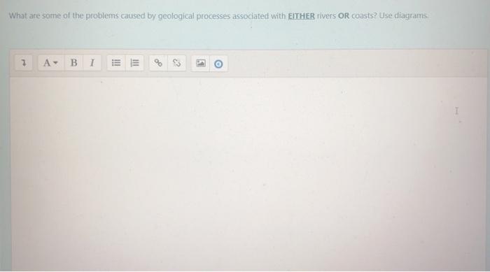 Solved What are some of the problems caused by geological | Chegg.com