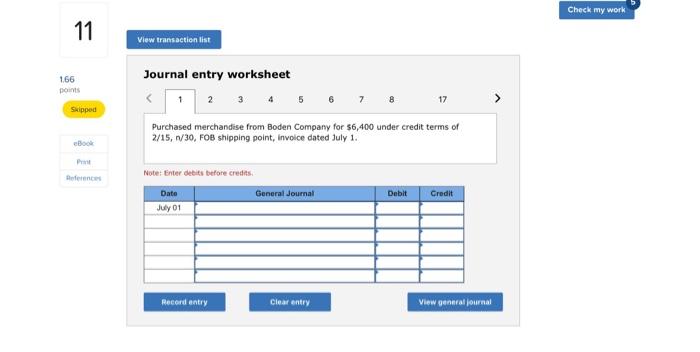 Solved Problem 4-1A (Algo) Preparing journal entries for | Chegg.com