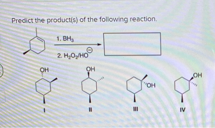Solved Predict the product(s) of the following reaction. 1. | Chegg.com