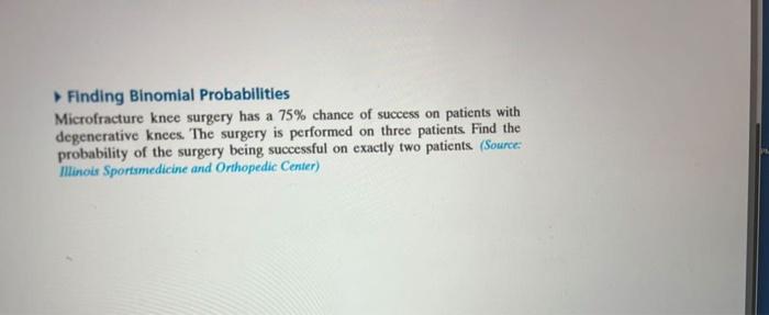 Solved Identifying and Understanding Binomial Experiments | Chegg.com