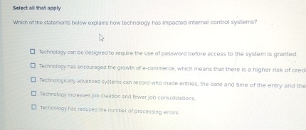 Solved Select all that applyWhich of the statements below | Chegg.com