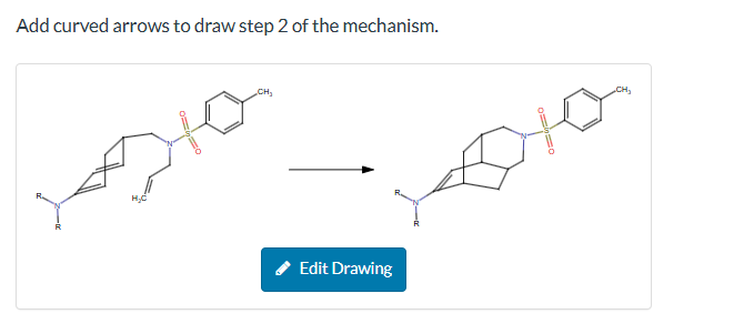 Solved Add curved arrows to draw step 2 ﻿of the mechanism. | Chegg.com