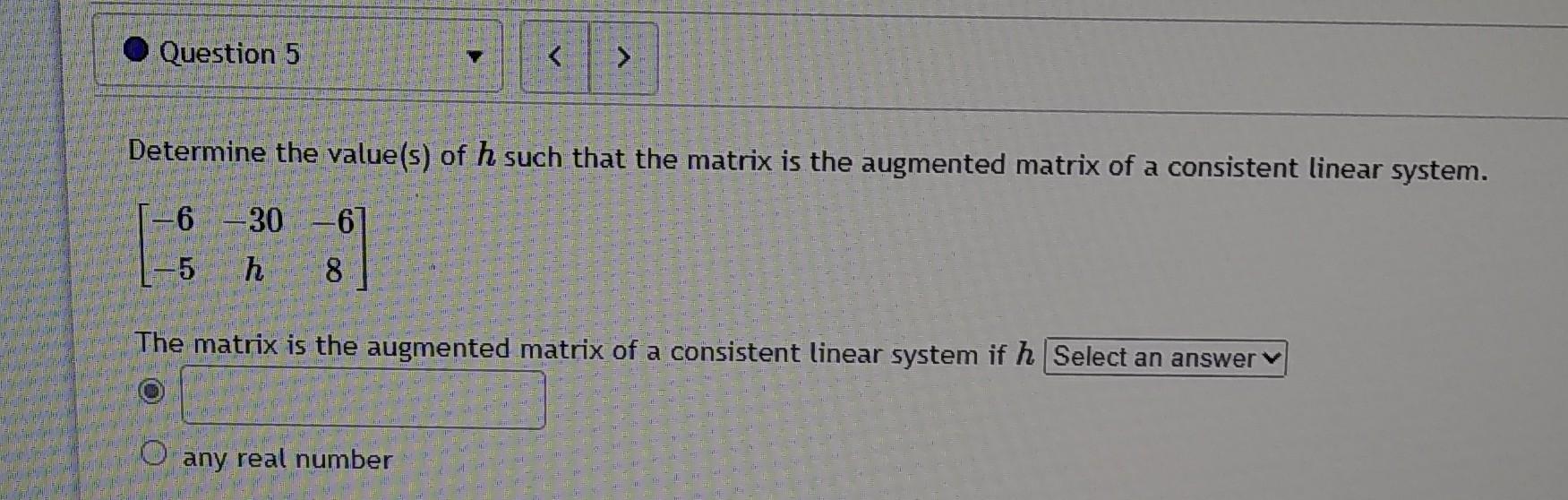 Solved Determine the value(s) of h such that the matrix is | Chegg.com