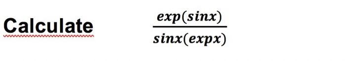 Problem 4 (CPMK 1, Weight 20%) Calculate exp(sinx) | Chegg.com
