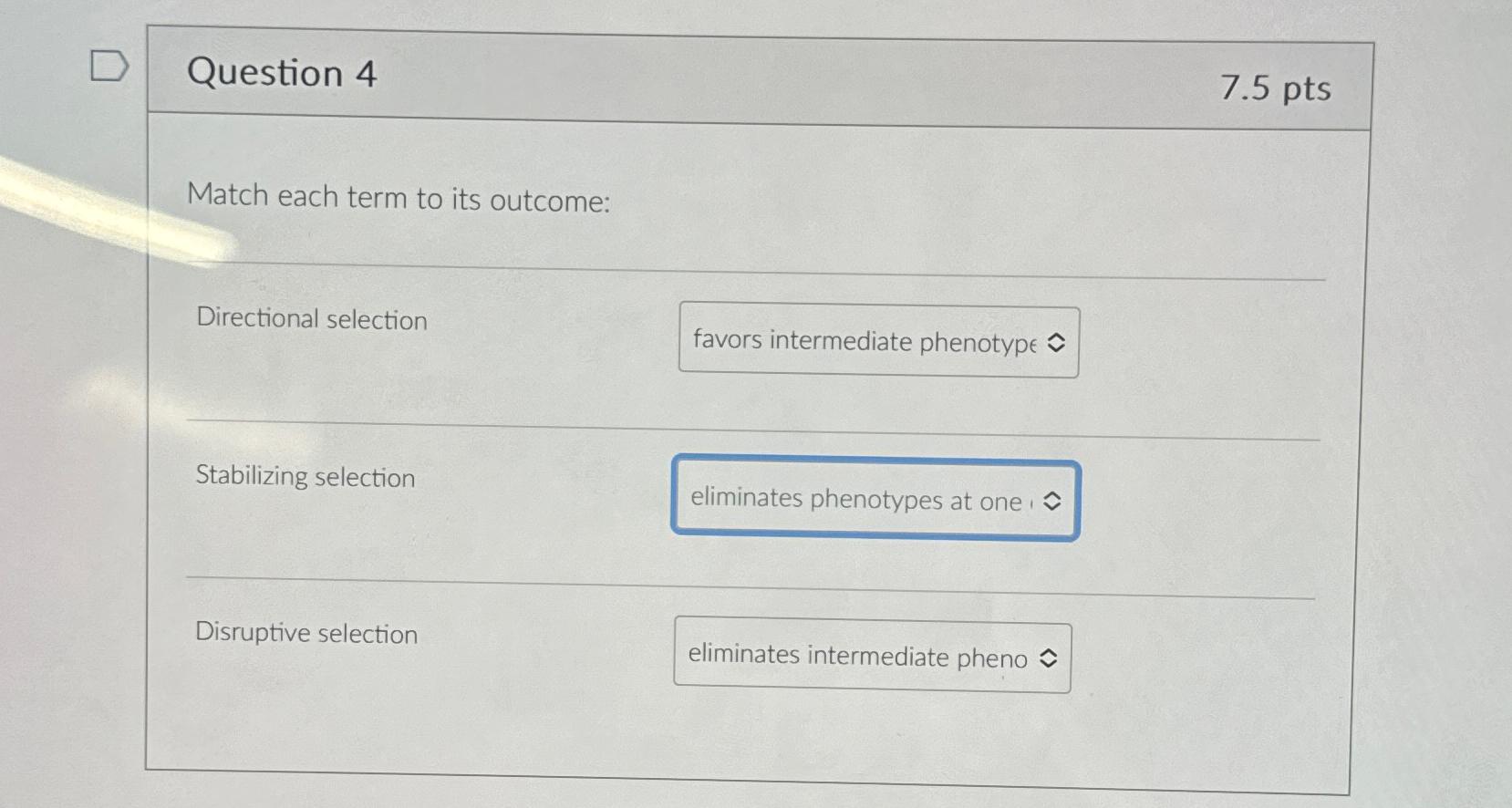 Solved Question 47.5ptsMatch each term to its | Chegg.com