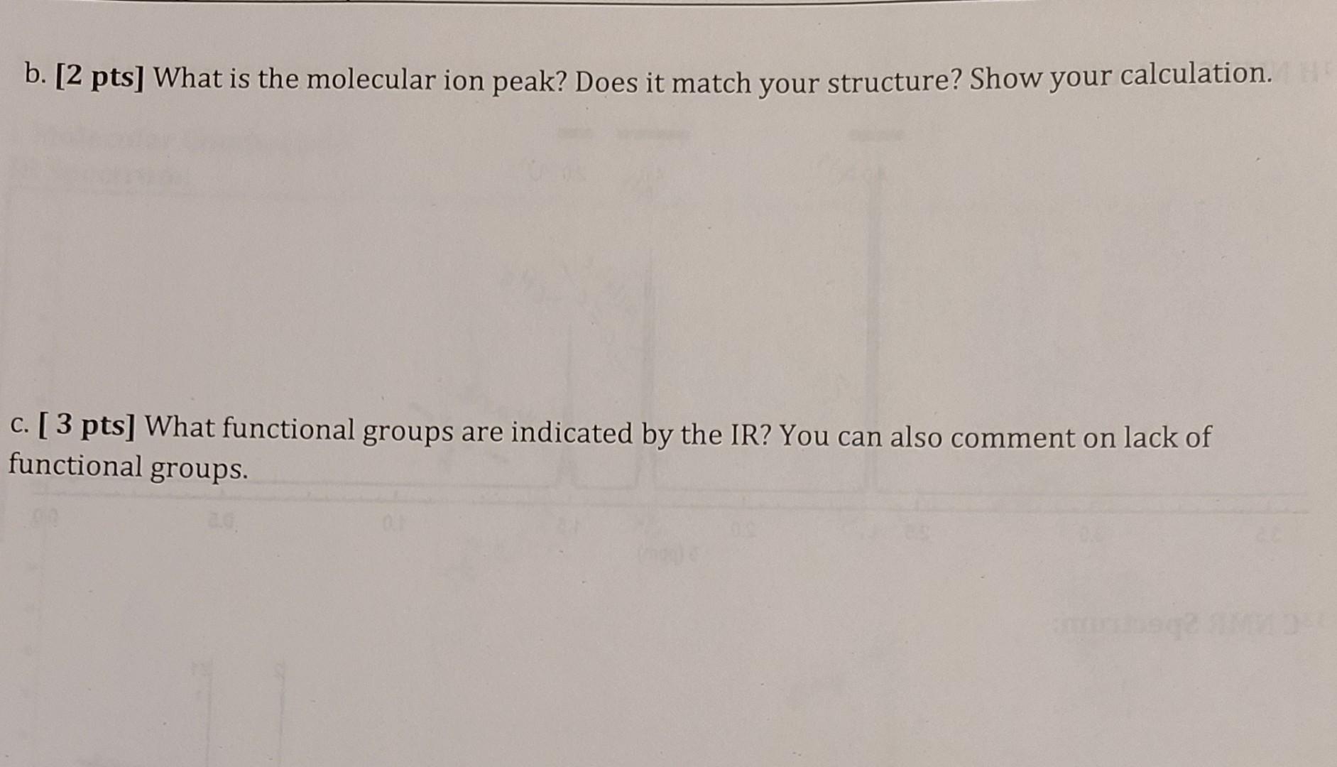 Solved 1. Use the given spectral data and answer the | Chegg.com