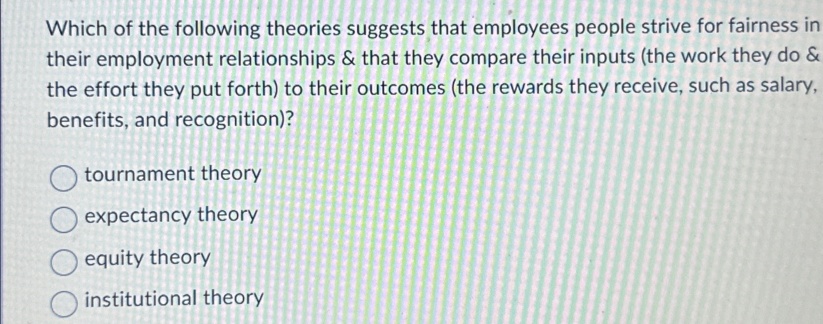 Solved Which of the following theories suggests that | Chegg.com